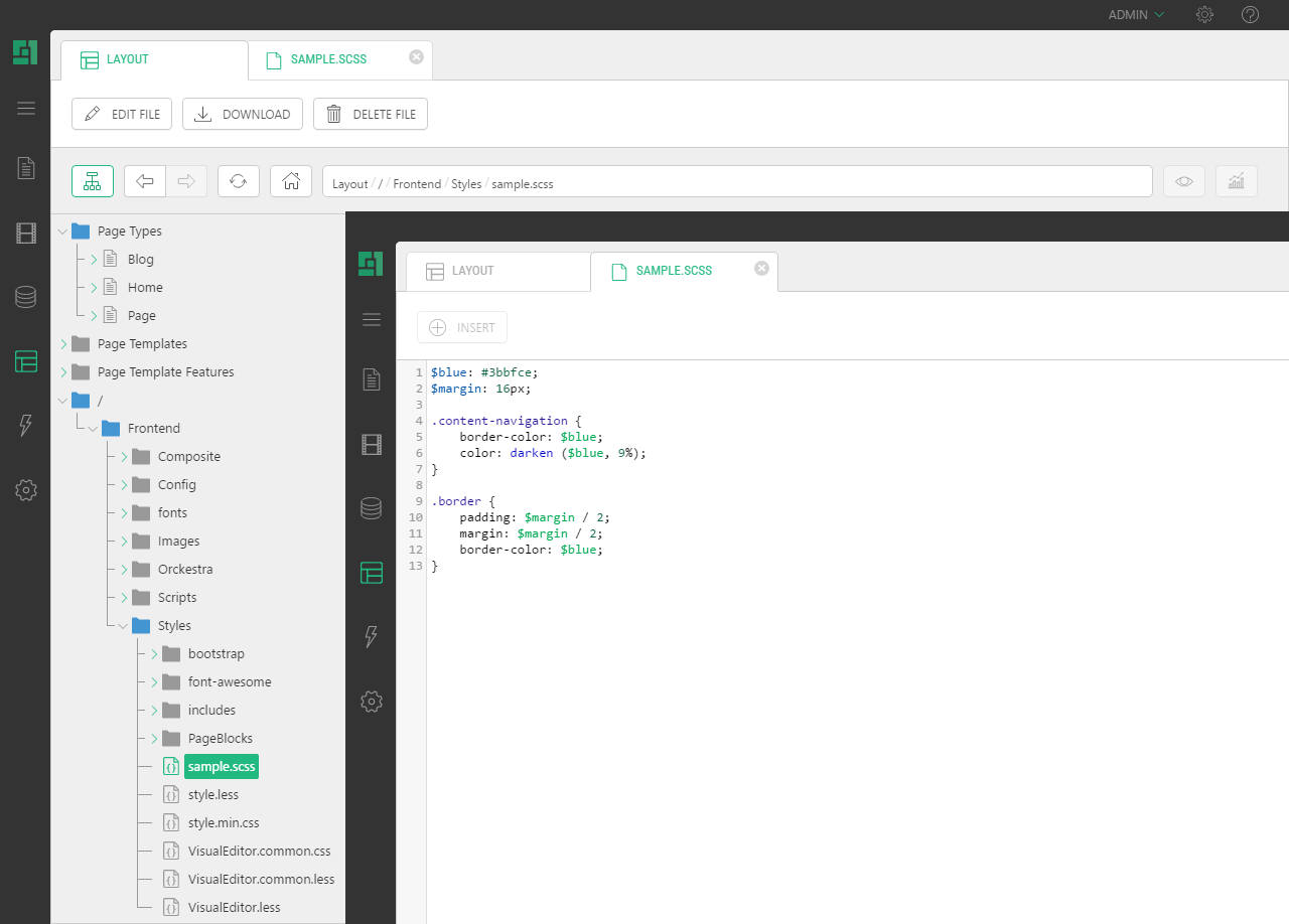 Sass Css Introduction C1 Cms