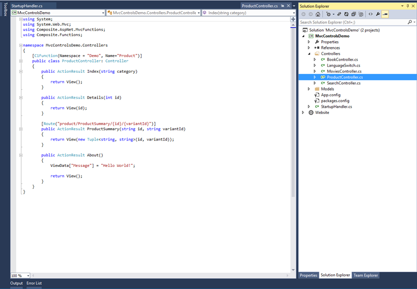 Mvc Functions Introduction C1 Cms